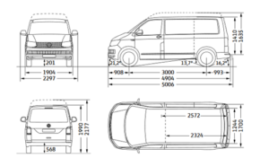 Camper Basisfahrzeug Volkswagen T5/T6 – frelsi